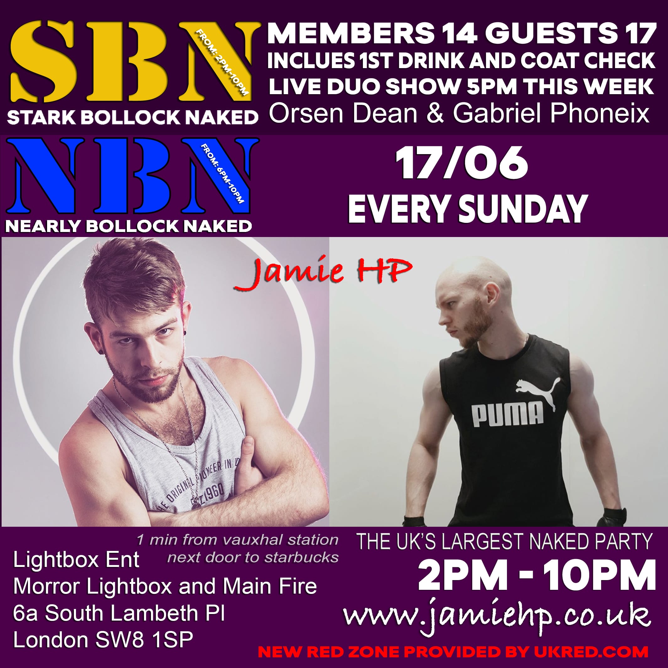 Jamie HP - Fetish Nights & Private Parties in London