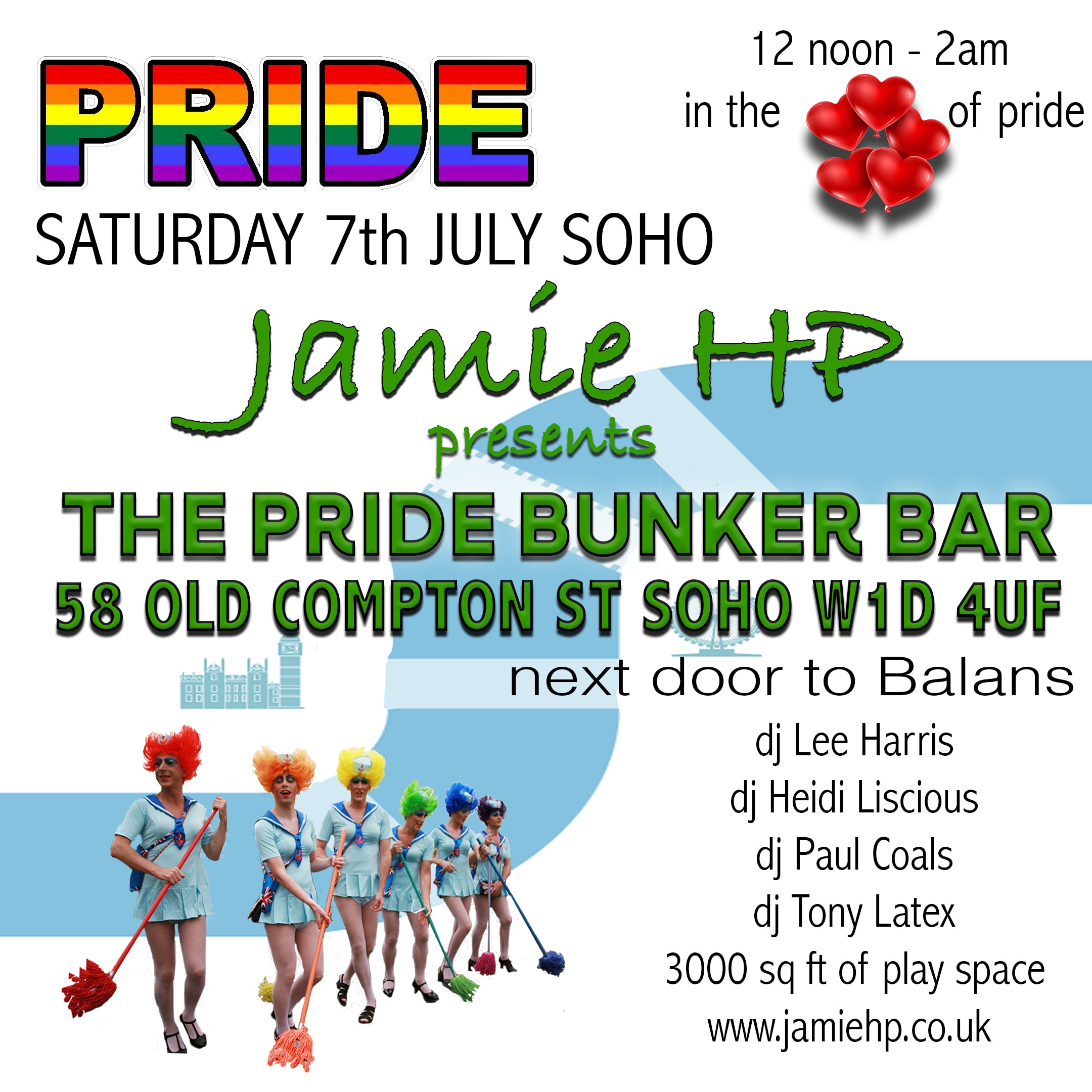 Jamie HP - Fetish Nights & Private Parties in London